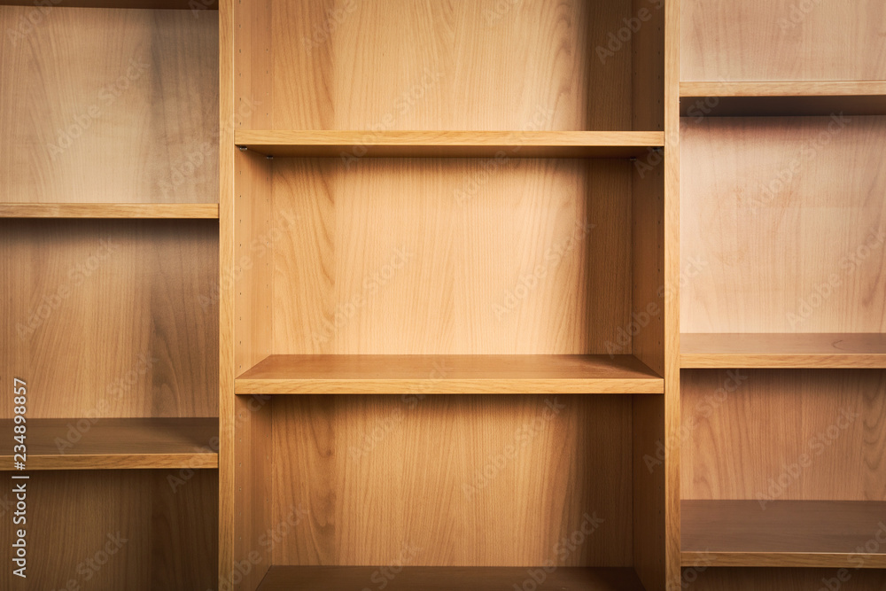 empty book shelves Stock Photo | Adobe Stock