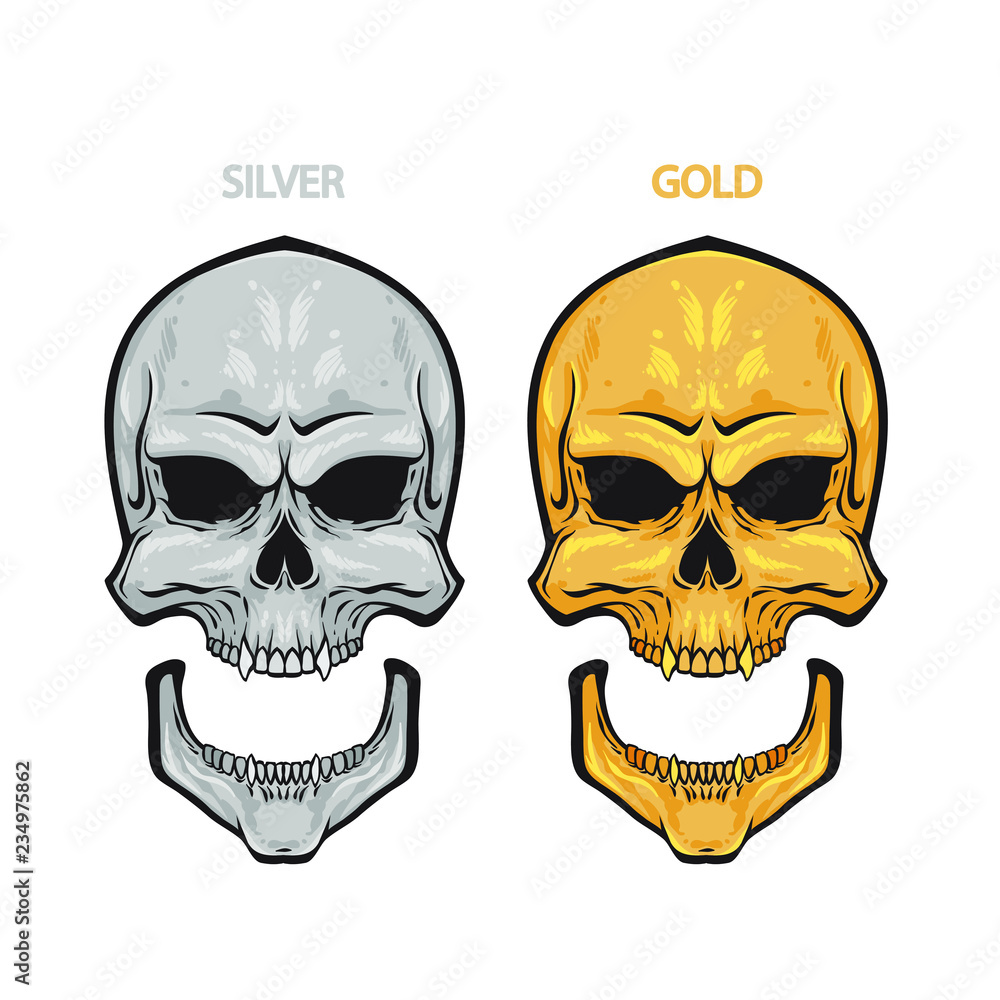 Vampire Skull Clip Art