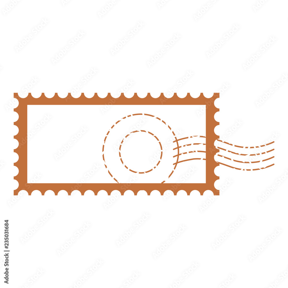 postage stamp template Stock Vector | Adobe Stock