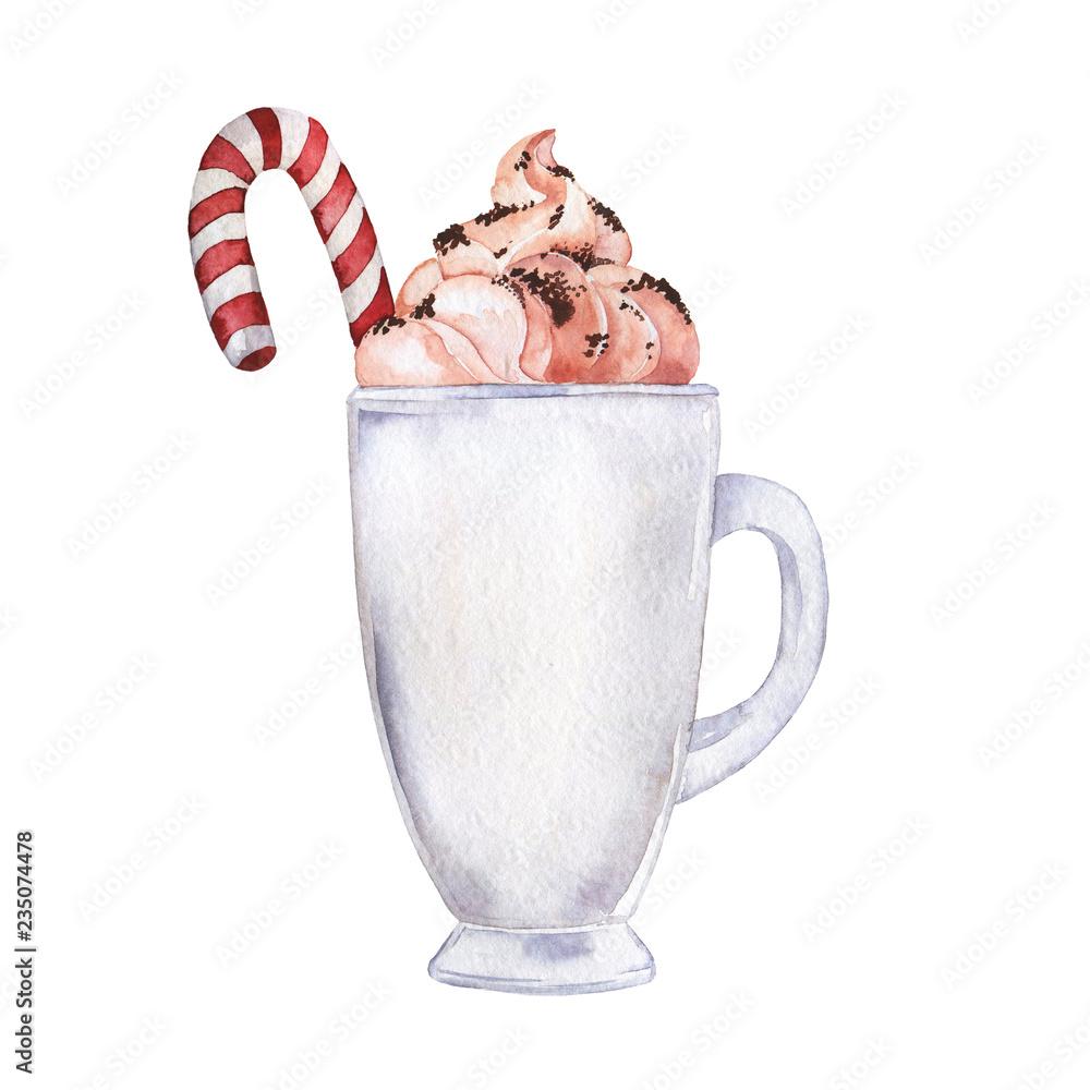 Watercolor Hot Chocolate