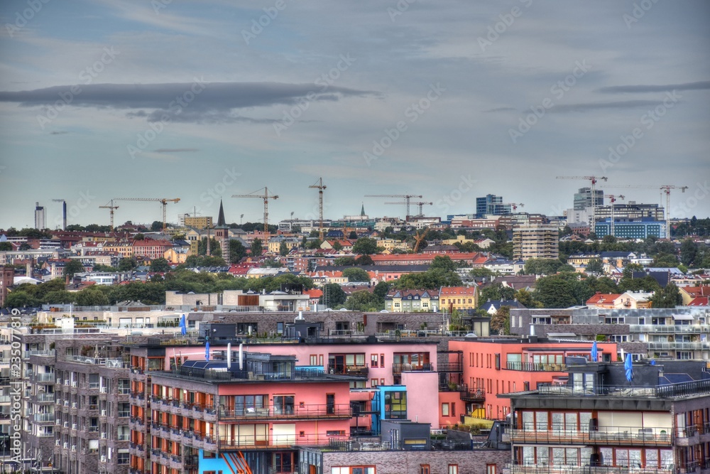 Oslo, Norwegen, Stadt, Skyline, Hafen, Leuchtturm, Hauptstadt, Rathaus ...