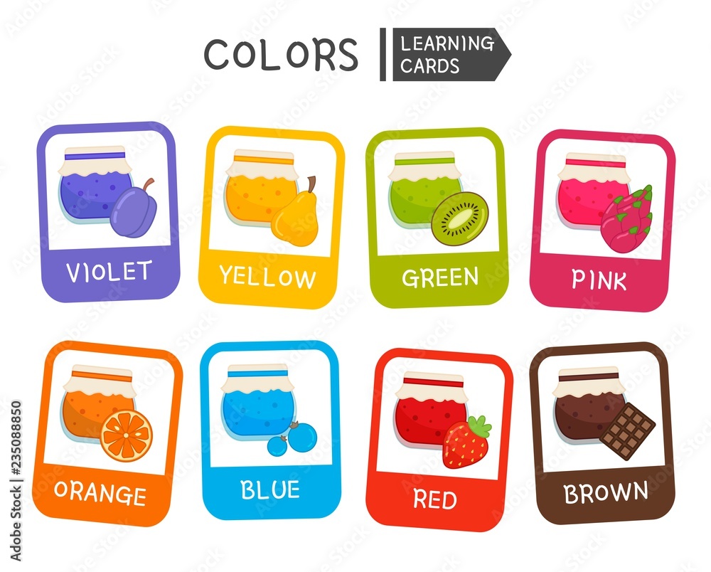 Learn the primary colors. Educational material for children and ...