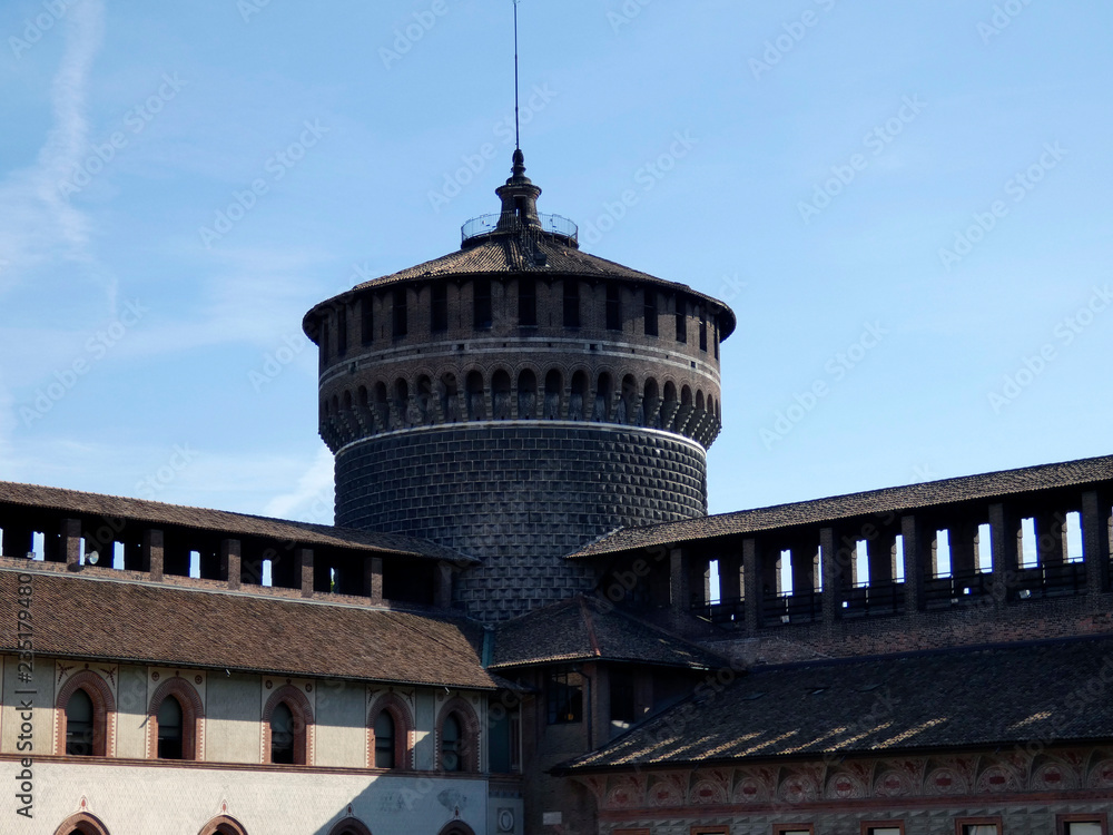 El Castillo Sforzesco es un castillo que se encuentra en el casco ...