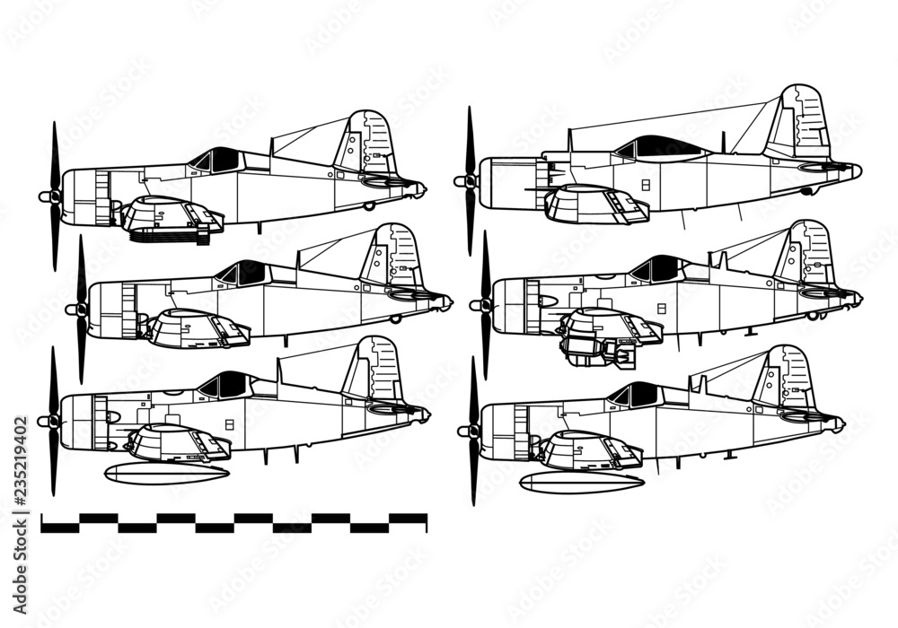 F4u Corsair Drawings