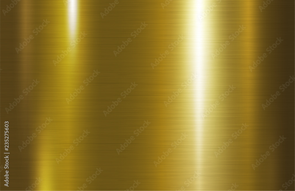Gold metal texture background vector illustration Stock Vector | Adobe ...