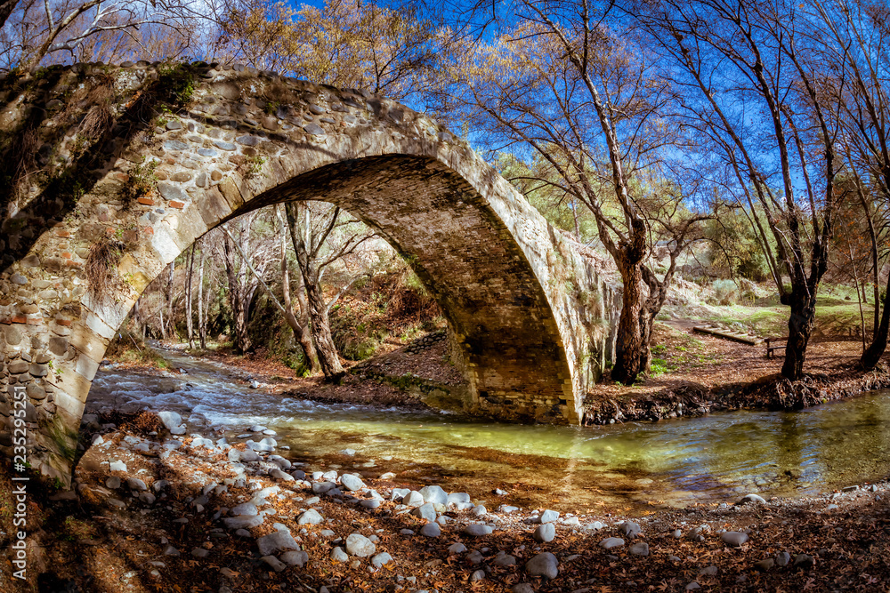 Kelefos (Tzelefos) Bridge, the most famous of the still remaining ...