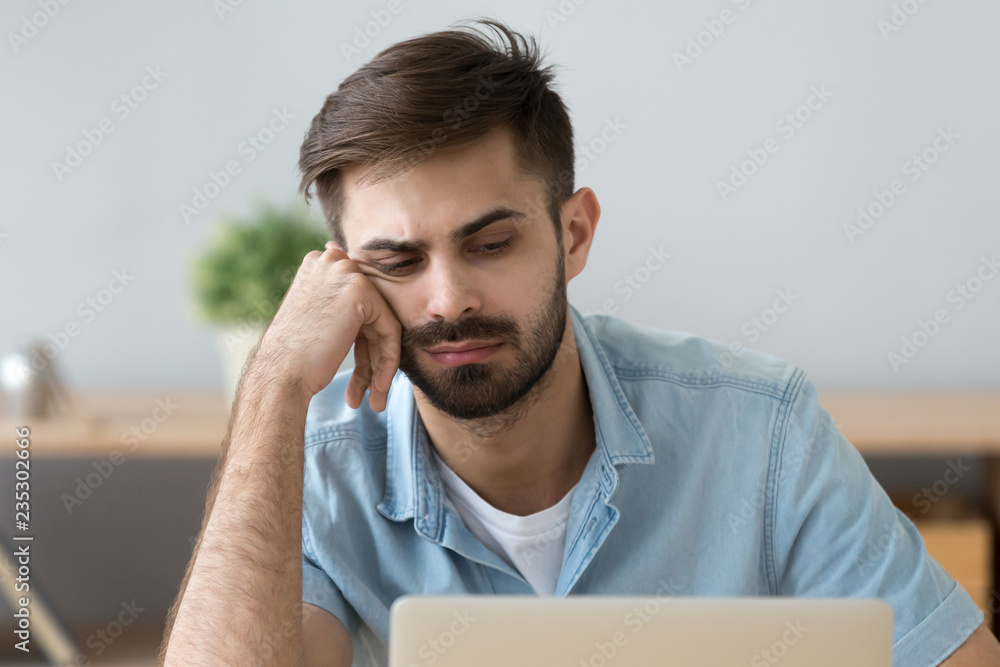 People Staring At Computer Bored