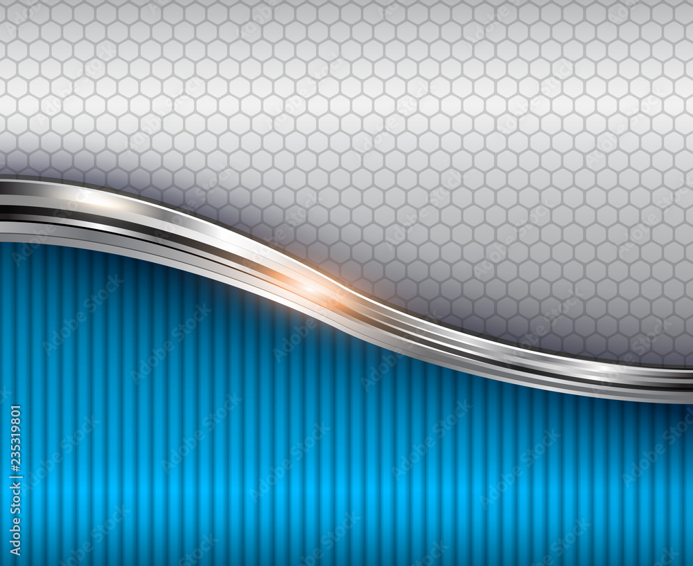 Light Blue Metallic Background Clipart