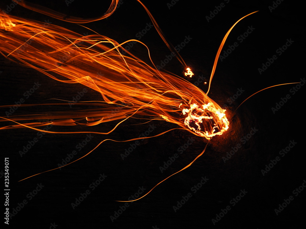 Fire. Burning of paper, Abstract light background, Lighting, Motion ...