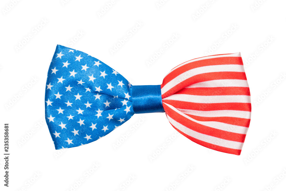 American Flag Bow Tie Clipart