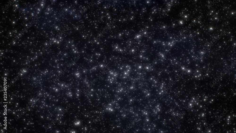 Dense Starfield - 4k High Detail Space Journey Video Background Loop ...