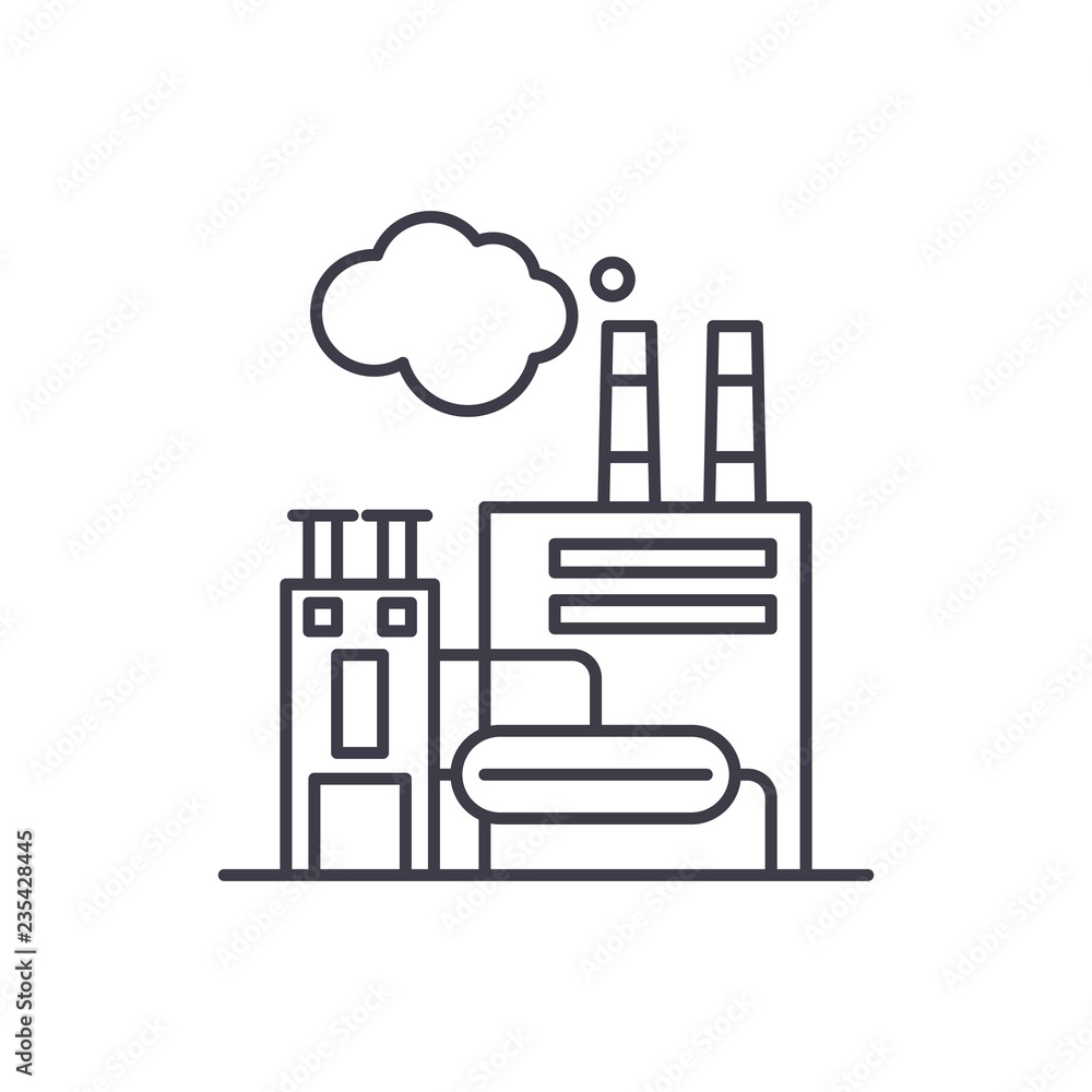 Manufacturing Factory Icon