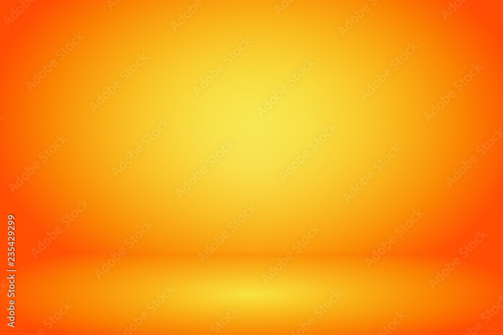 yellow and orange studio room background Stock Vector | Adobe Stock