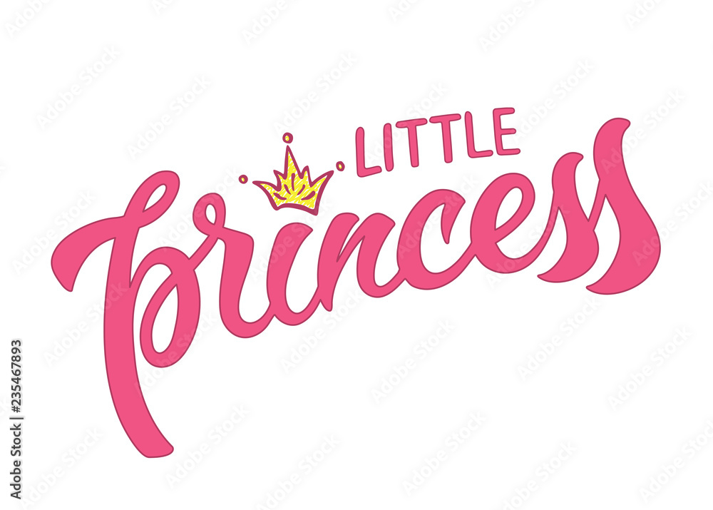 Little Princess poster design. Stock Vector | Adobe Stock