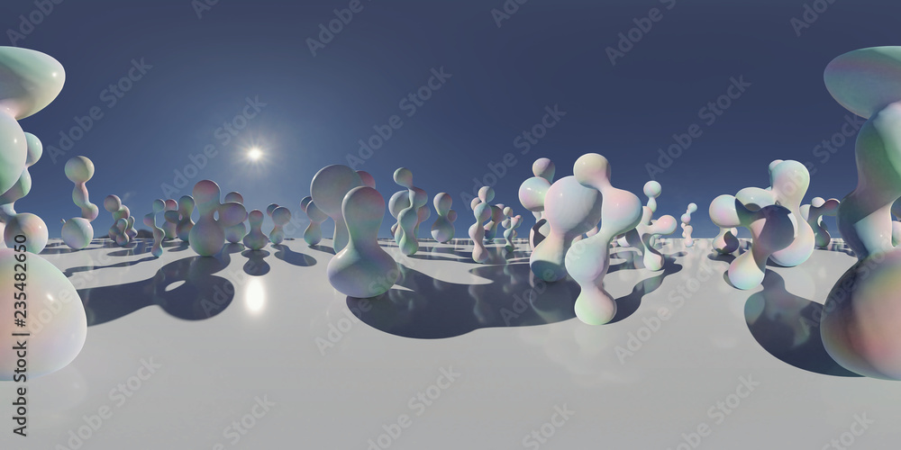 HDRI environment map, spherical panorama background, light source ...