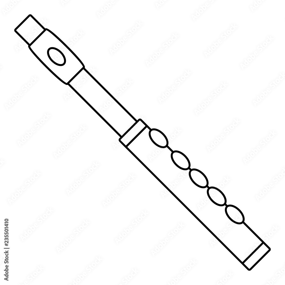 Flute Outline