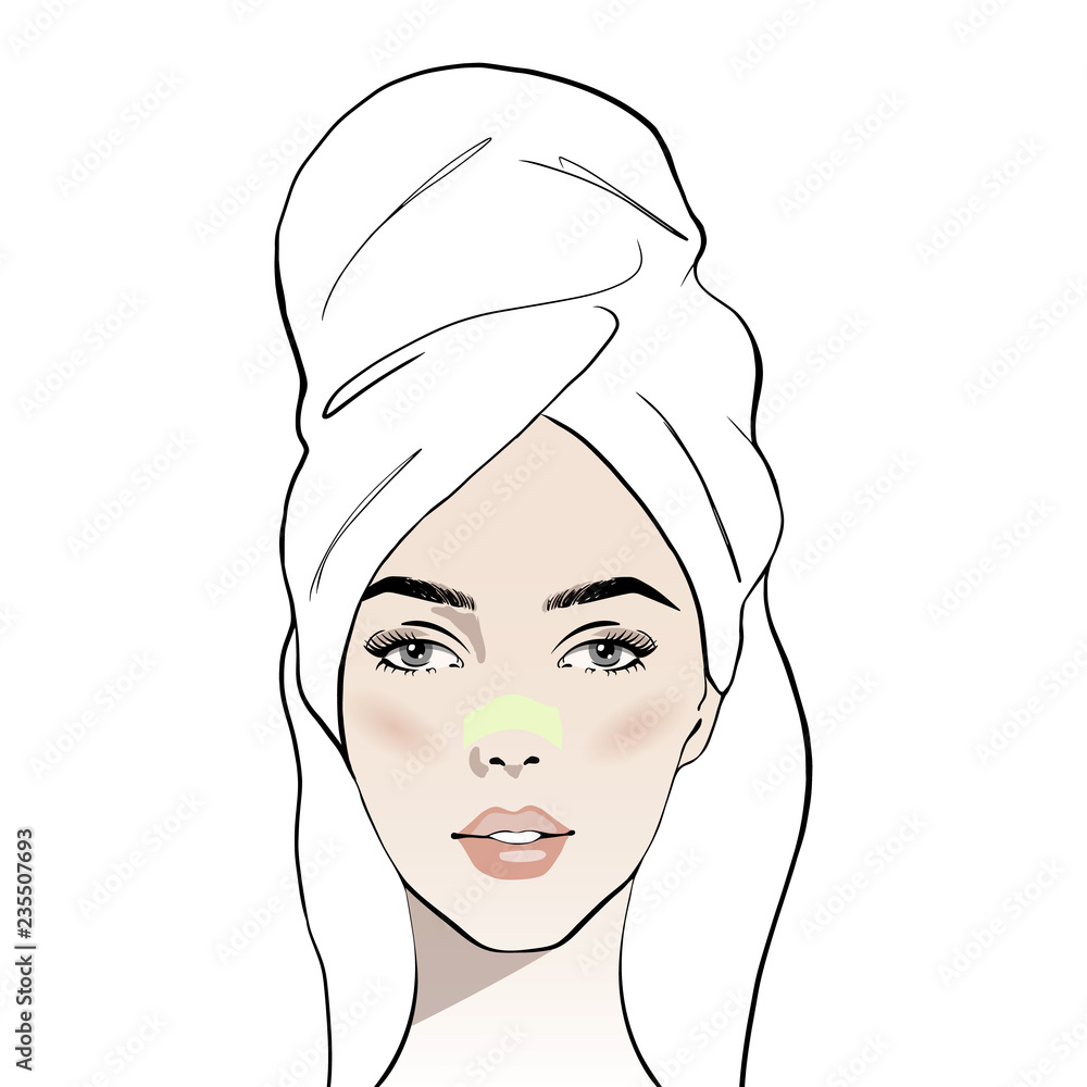 Female Nose Sketch