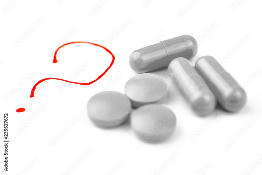 Red Question Mark Pill