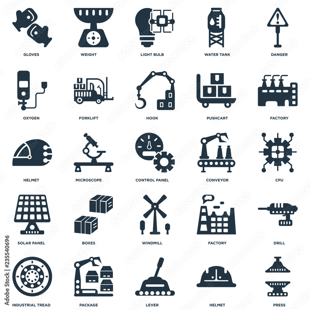 Manufacturing Icon Vector