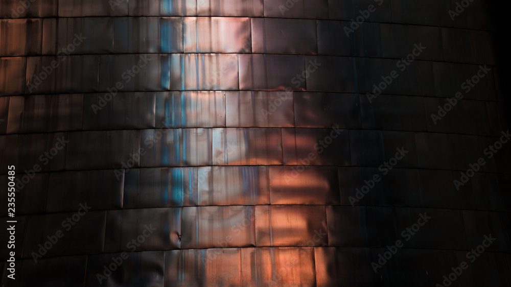 Fondo, textura metal con reflejos de colores Stock Photo | Adobe Stock