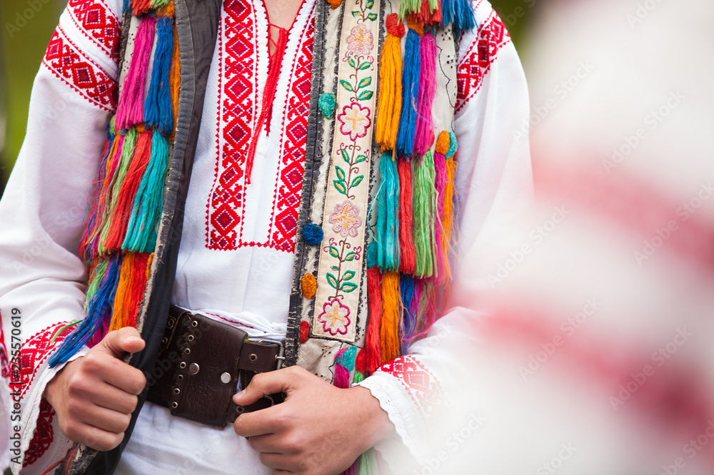 Romanian traditional costume Stock Photo | Adobe Stock