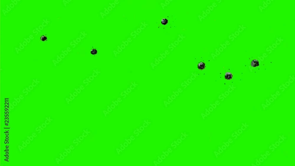 2d Animation motion graphics showing a watercolor of a series of ...