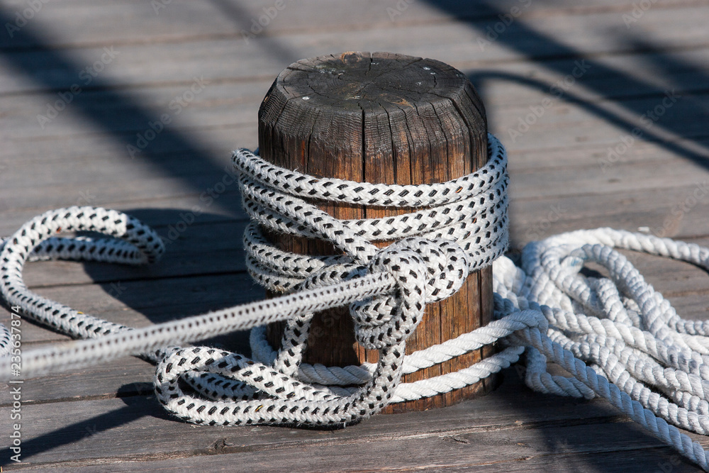 rope as symbol for safe connection and reliability Stock Photo | Adobe ...