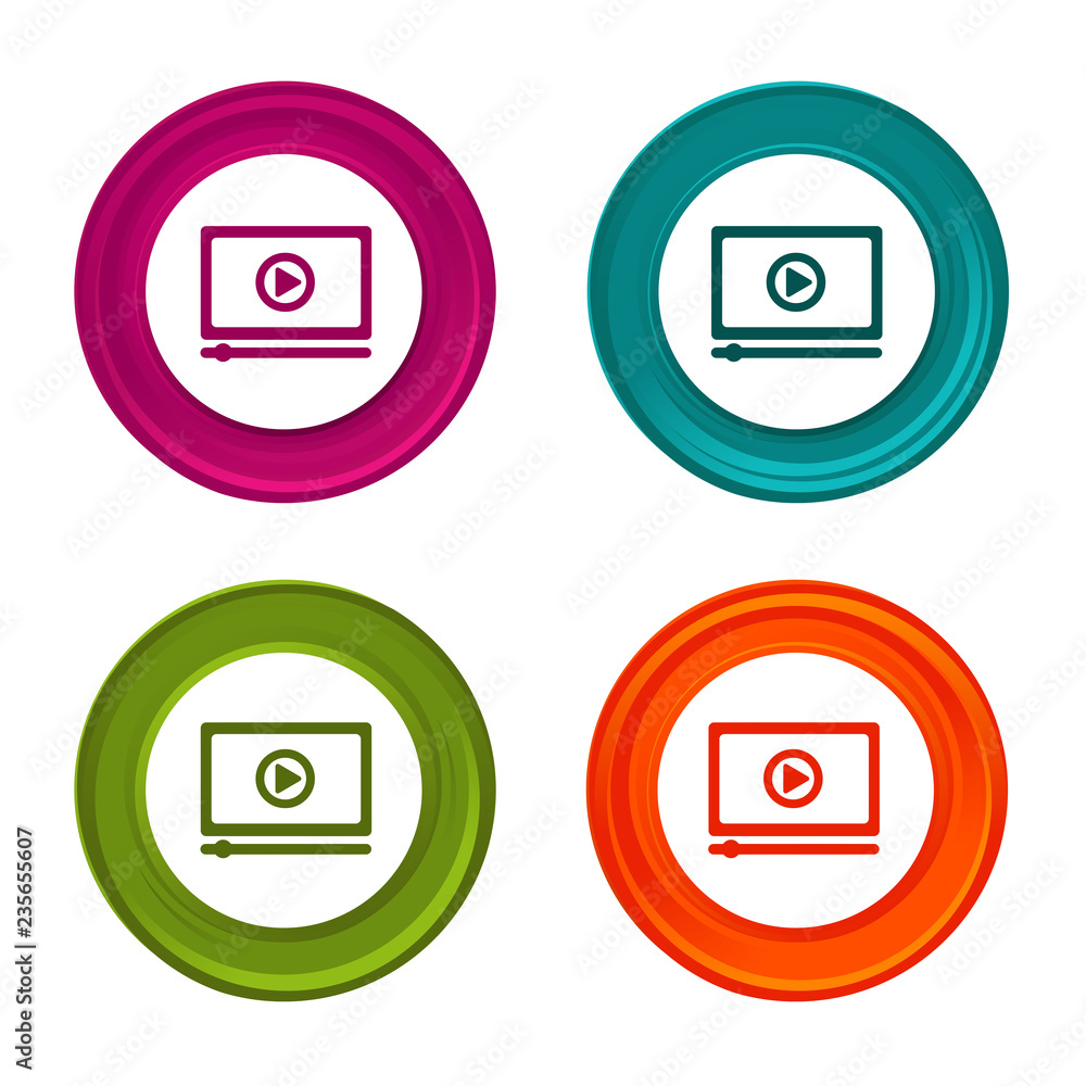 Web Video Player Icon