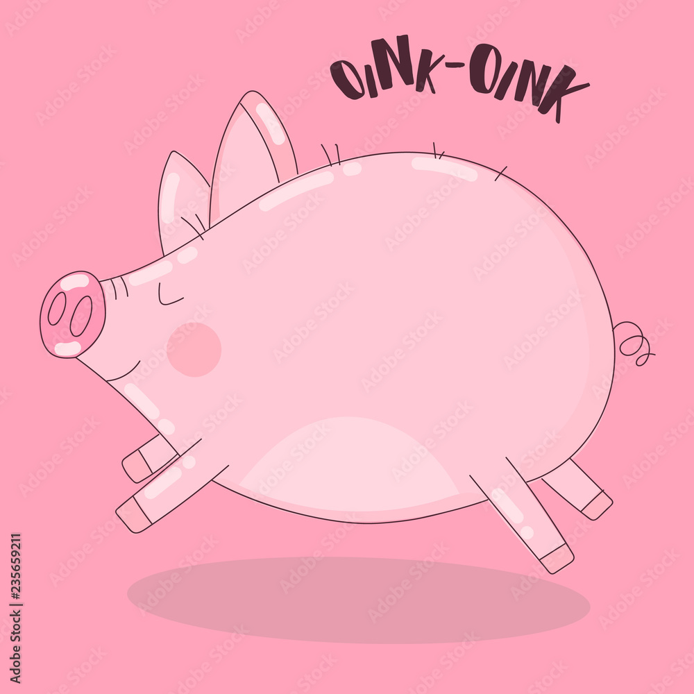 Pig Saying Oink