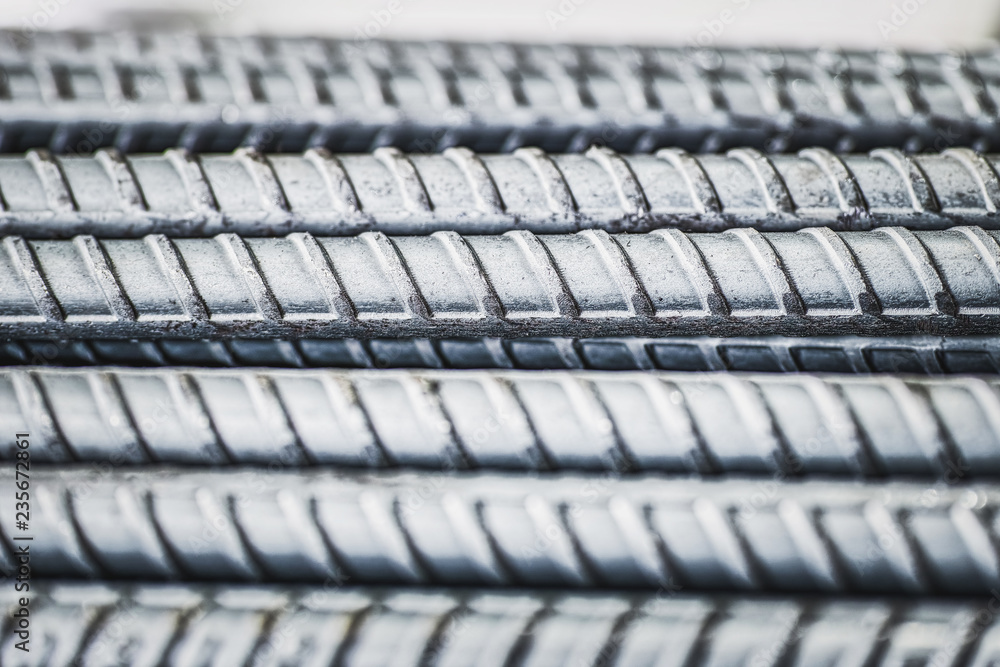 steel bars close up texture for background industry construction ...