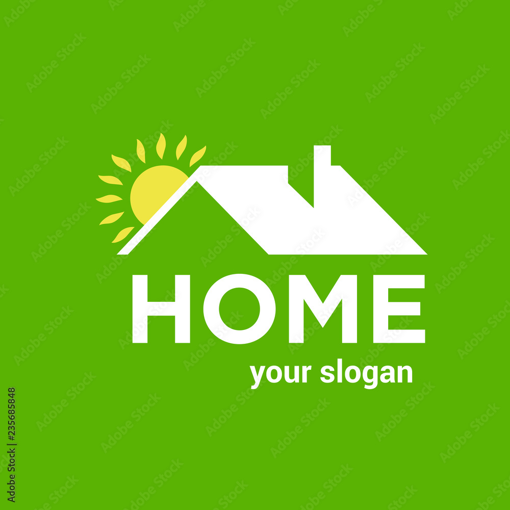 Green Real Estate Logo Design