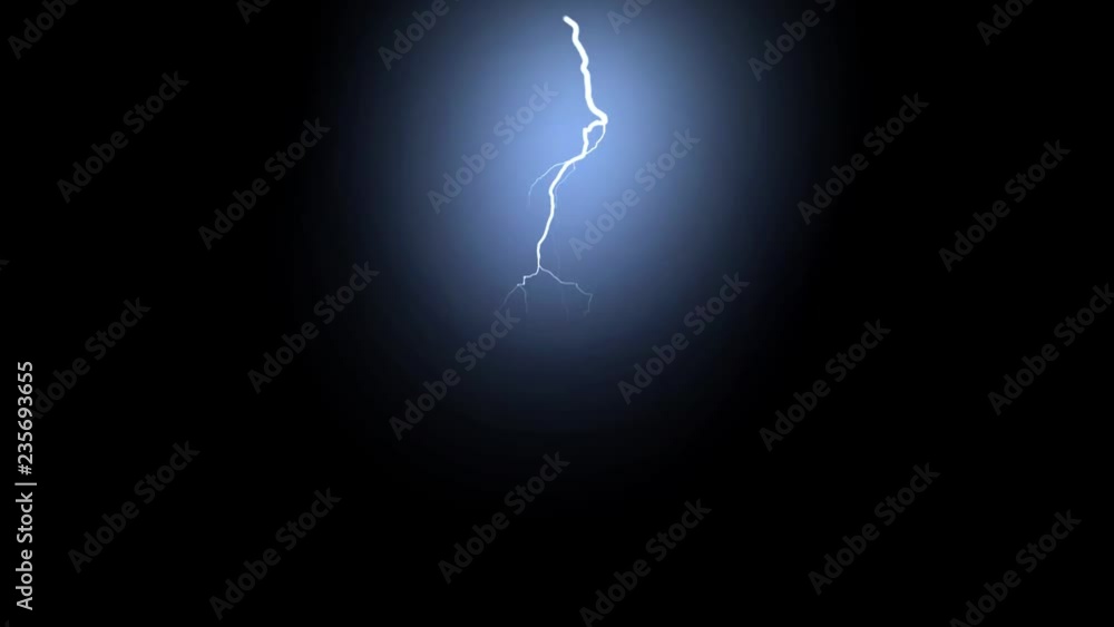 15 Realistic Lightning Strikes Over Black Background Thunderstorm With