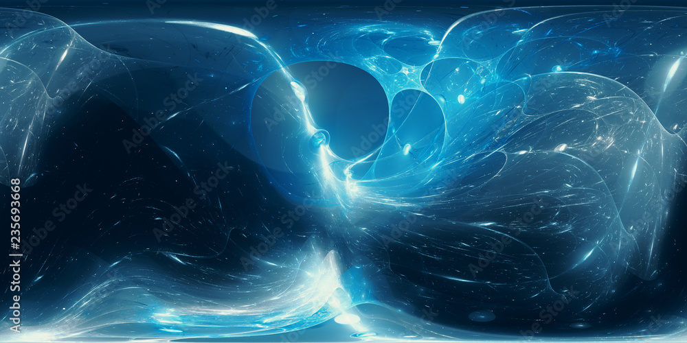 Blue glowing multidimensional energy force field Stock Illustration ...