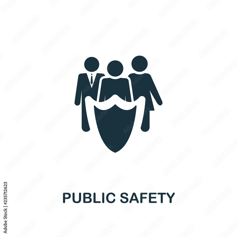 Public Safety icon. Premium style design from urbanism icon collection ...