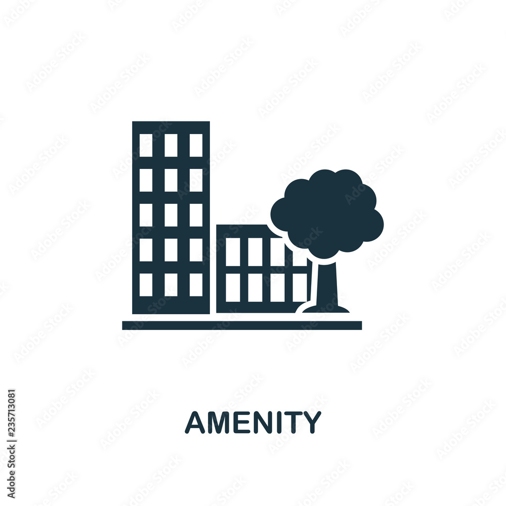 Amenity icon. Premium style design from urbanism icon collection. UI ...