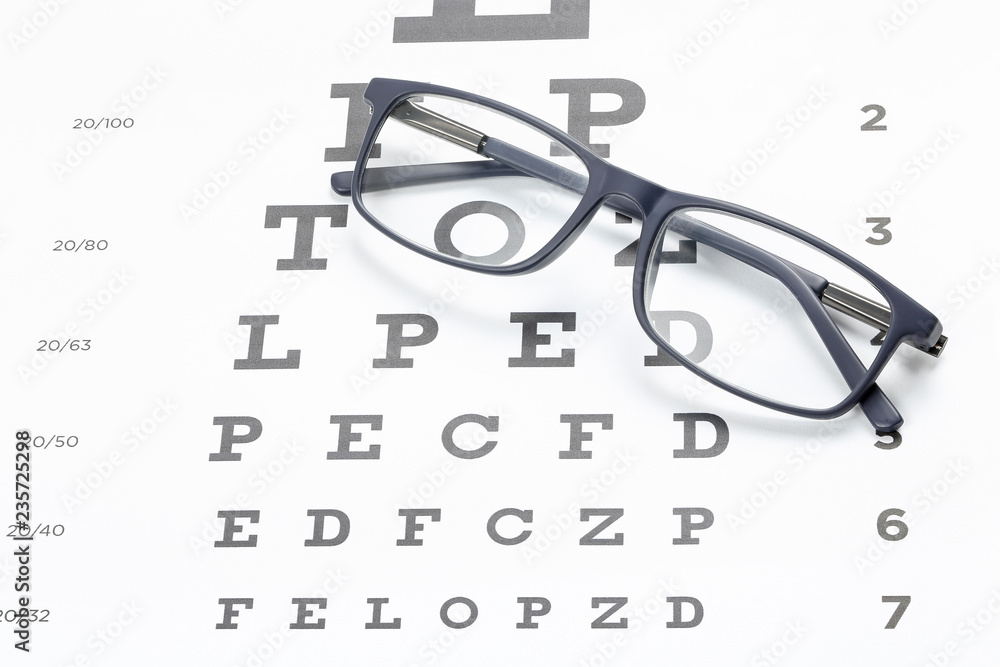 eye test chart Stock Photo | Adobe Stock