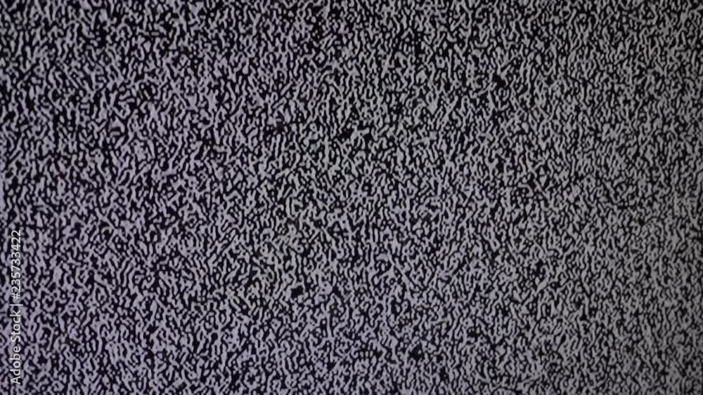 noise tv background. Television screen with static noise caused by bad ...