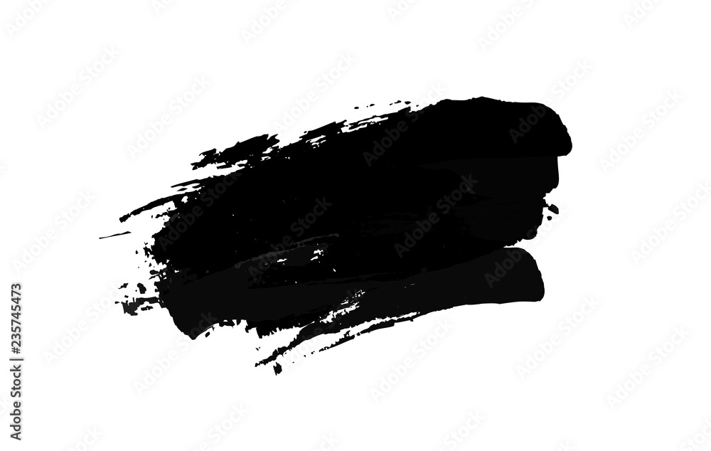 Vector black paint Stock Vector | Adobe Stock