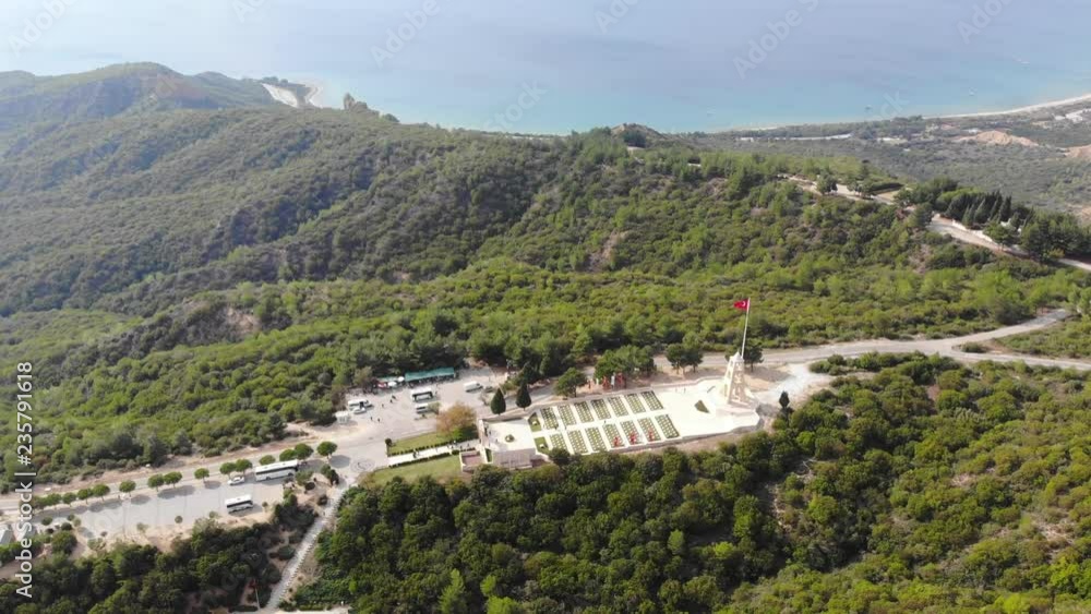 Vídeo do Stock: 57th Infantry Regiment - Turkish memorial and cementery ...