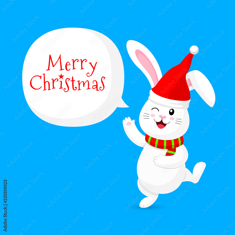 Merry Christmas Bunny