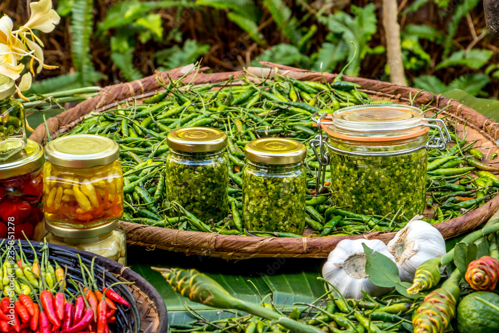 Pâte de piment Pâte de piment à l'île de la Réunion foto de Stock ...