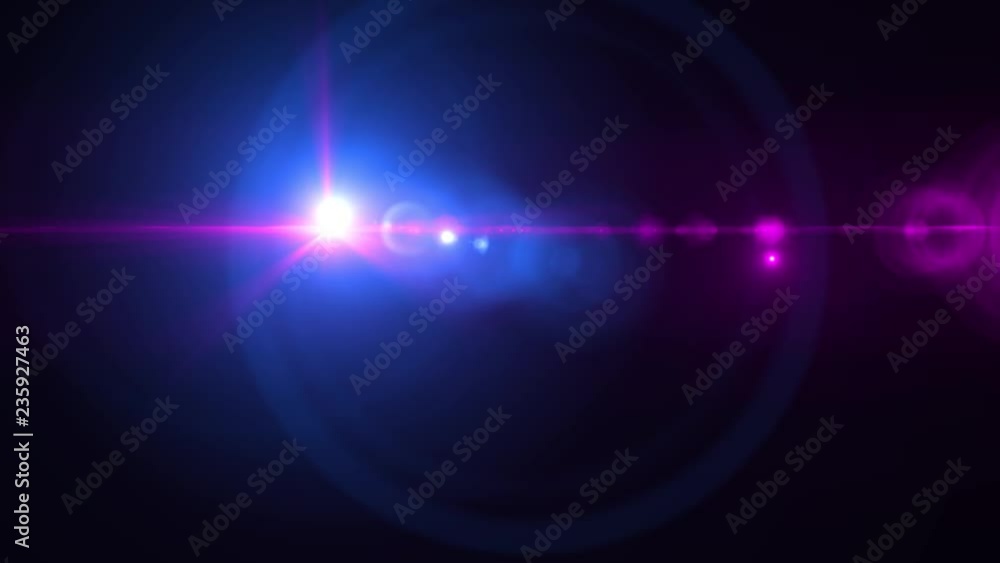 Flare light effect on spcae alpha channel .Abstract sun burst with ...