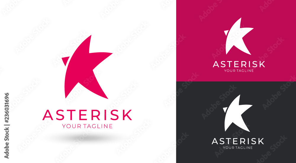 Star logo vector. Universal abstract logo with a star symbol for any ...