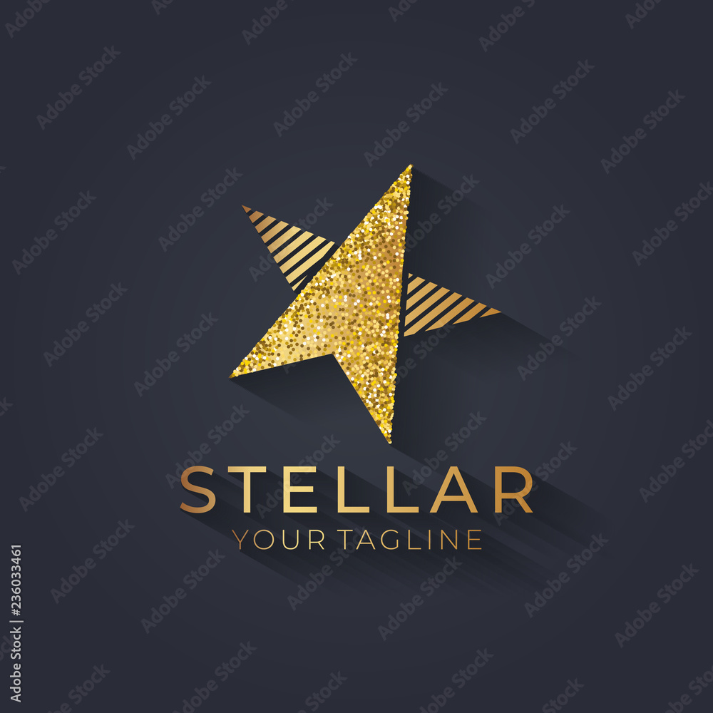 Star logo vector. Universal abstract logo with a star symbol for any ...