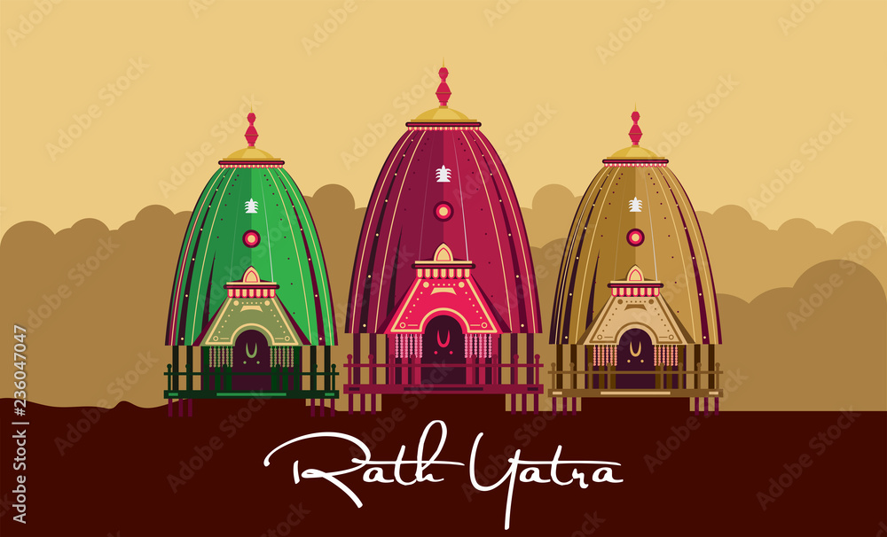 Rath Yatra Stock Vector | Adobe Stock