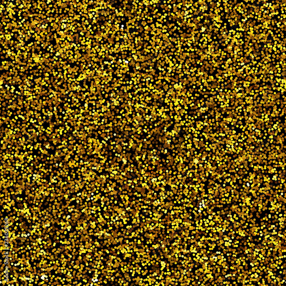 Vettoriale Stock Seamless Golden Glitter Background Sparkle Glitter