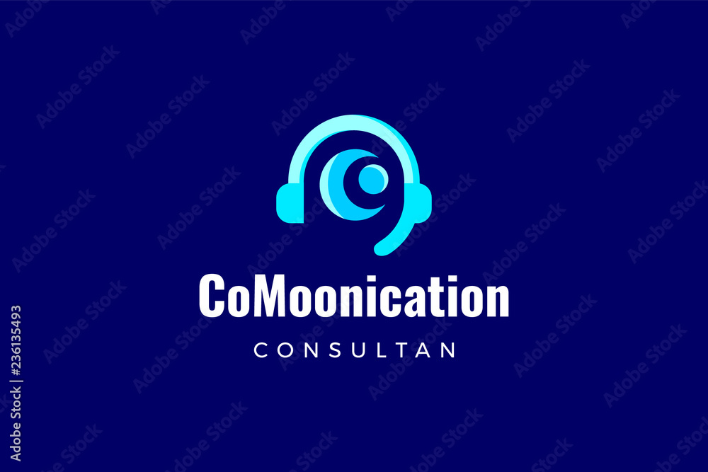 Pictorial logo communication logo design inspirations. Vector logo ...