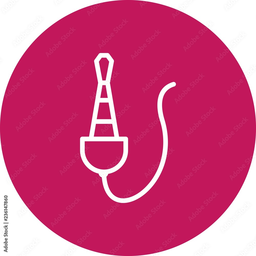 Cable Cord Vector Icon Stock Vector | Adobe Stock