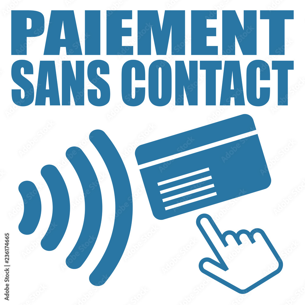 Logo paiement sans contact. Stock Vector | Adobe Stock