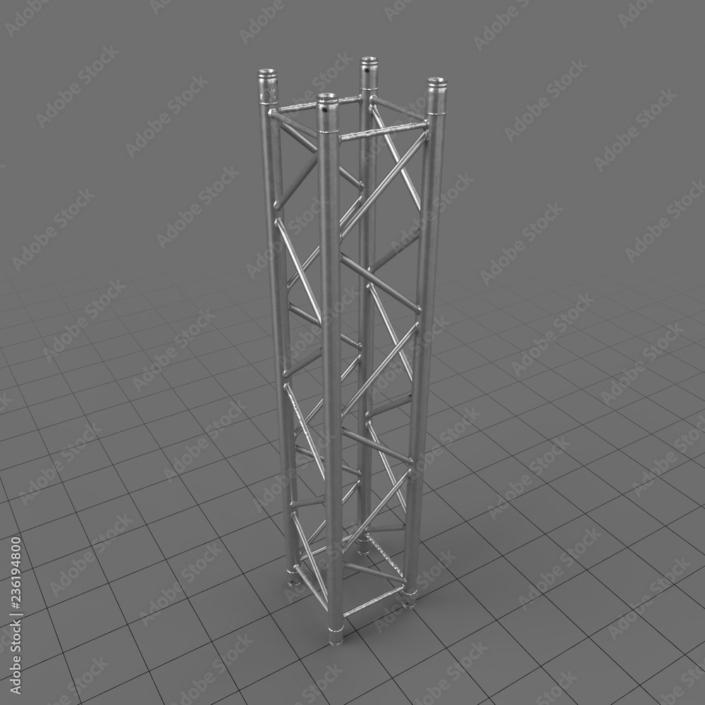 Stage truss column 1 Stock 3D asset | Adobe Stock